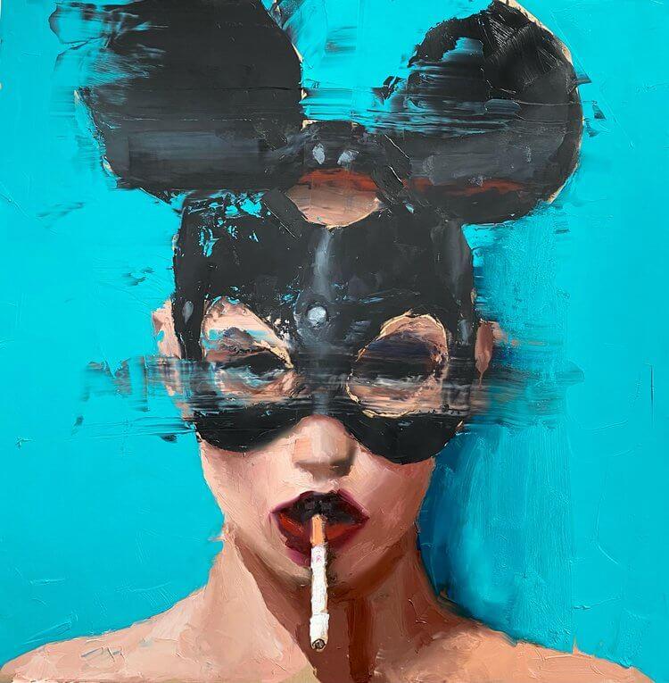 Robson – 2020 Cartoon-Inspired Works & Squeegee Experiments